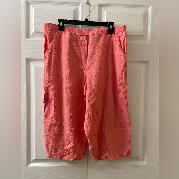 White Stag | Pants & Jumpsuits | White Stag Peach Cargo Capri | Poshmark
